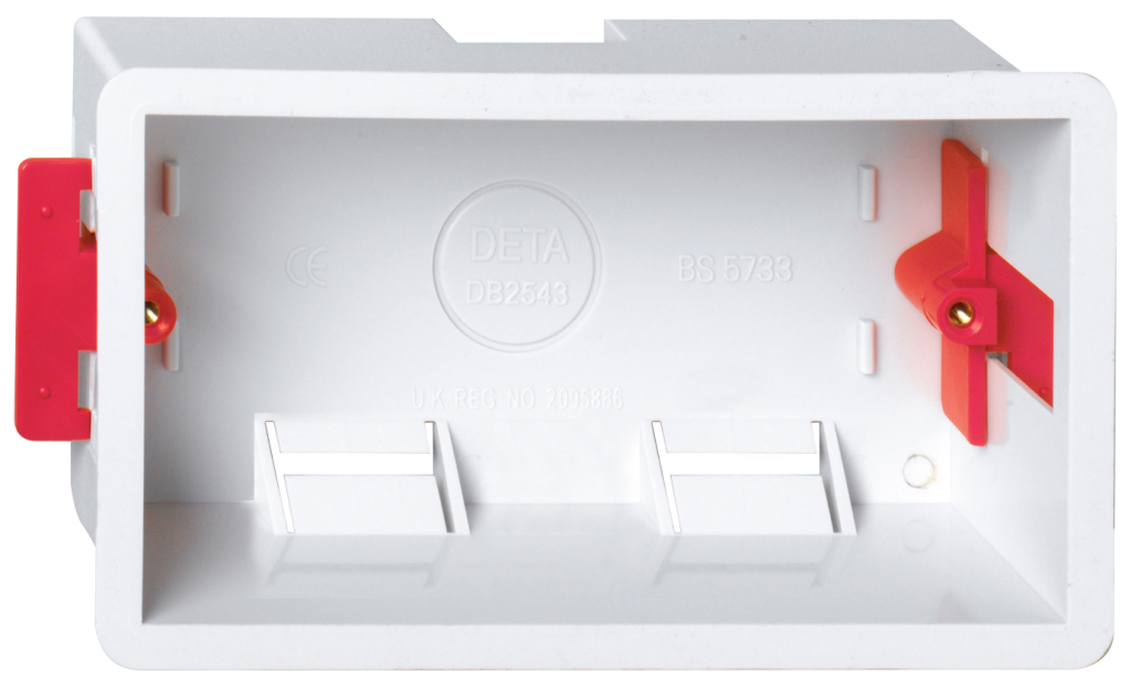 Deta 2 Gang 35mm Dry Lining Box - DB2541 – BigOnElectricals.co.uk