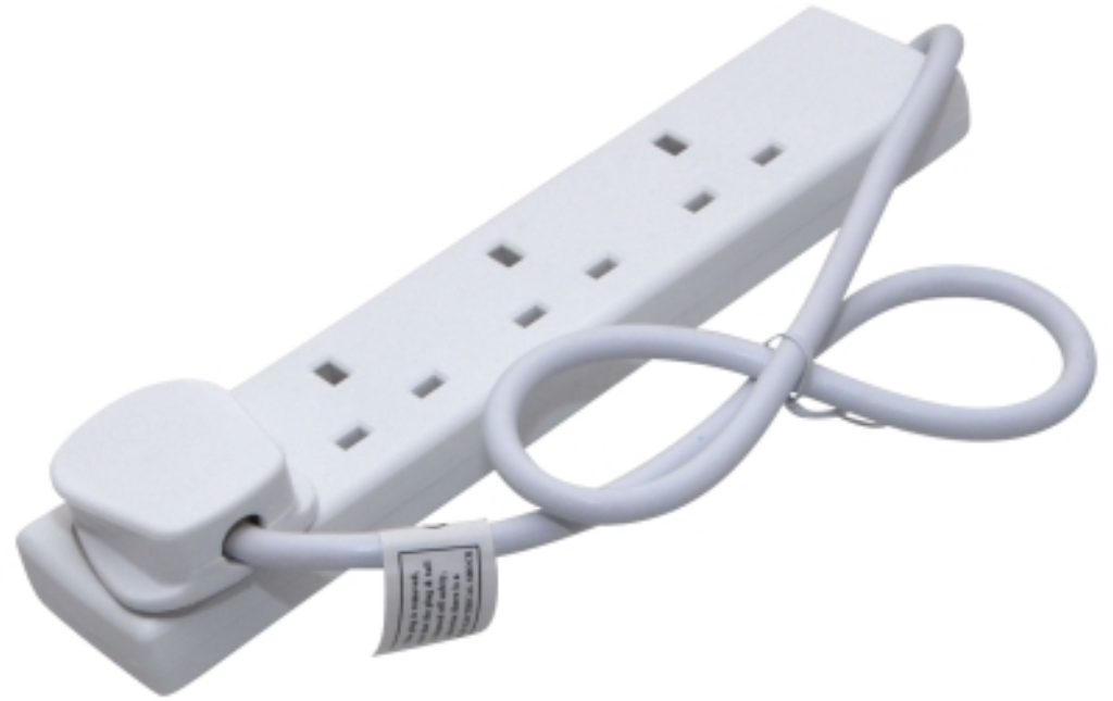 Deta 4 Gang 13A Extension Lead 0.75M - B4W07P – BigOnElectricals.co.uk