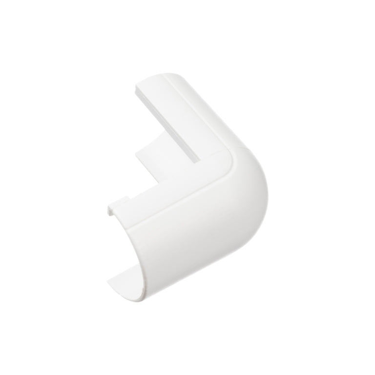 D-Line Micro+ Clip-Over External Bend for Trunking 20x10mm White - FLE ...