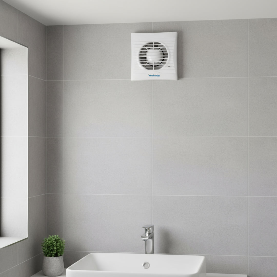 Vent-Axia Silhouette 100TM Axial 100mm (4") Toilet Extractor Fan with ...