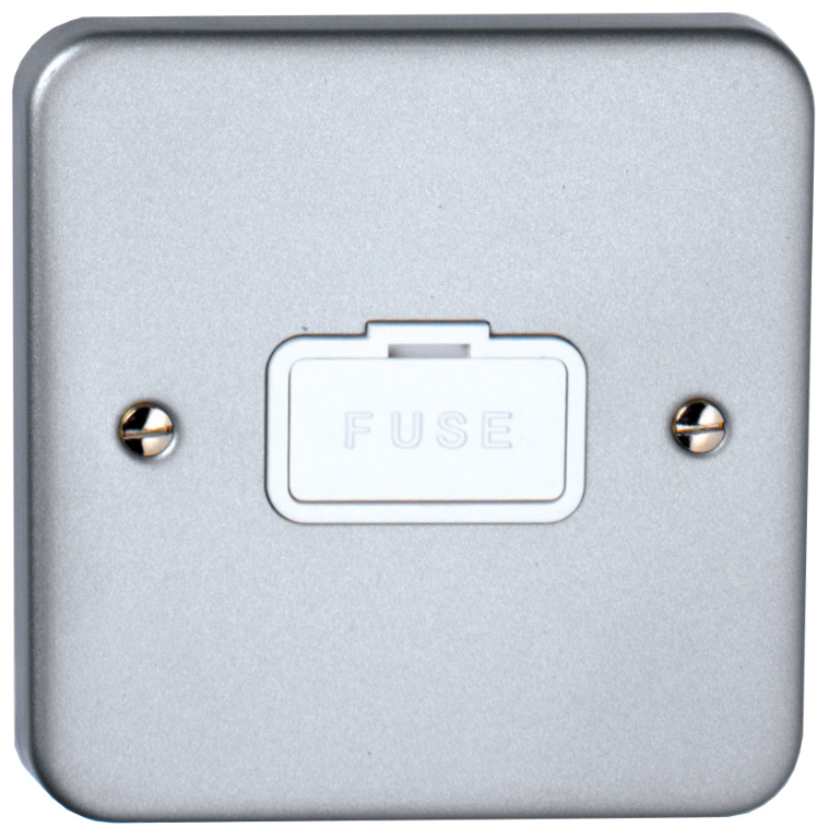 Deta Metal Clad 13A Unswitched Spur & Back Box With Knockouts - M1210 ...