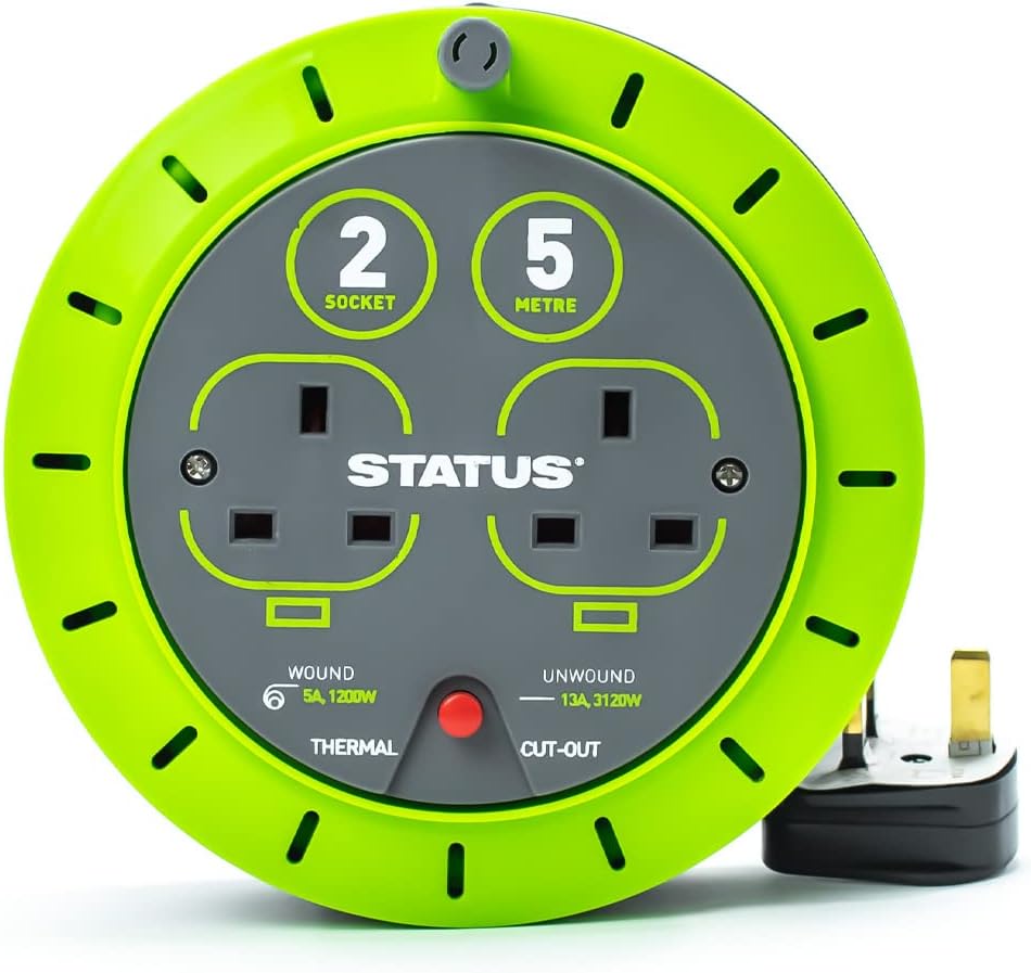 Status 5M 13 Amp 2 Socket Outlet With Thermal Cut Out ...
