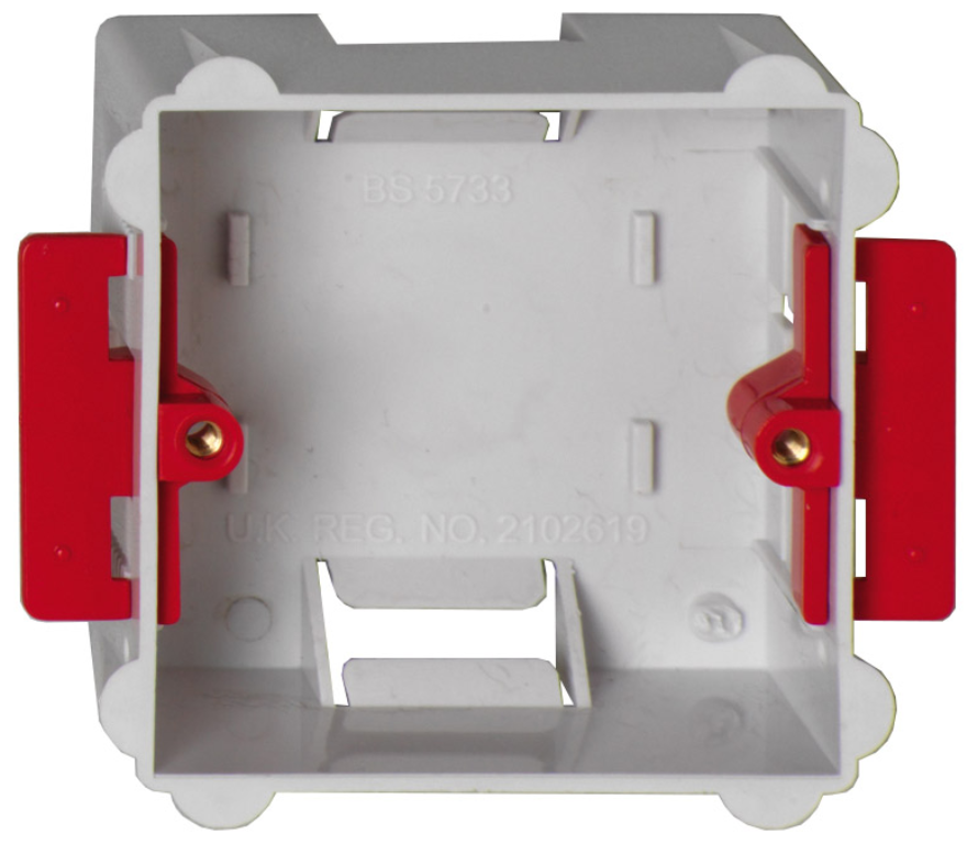 Deta 1 Gang 35mm Flush Fit Dry Lining Box - DB2547 – BigOnElectricals.co.uk
