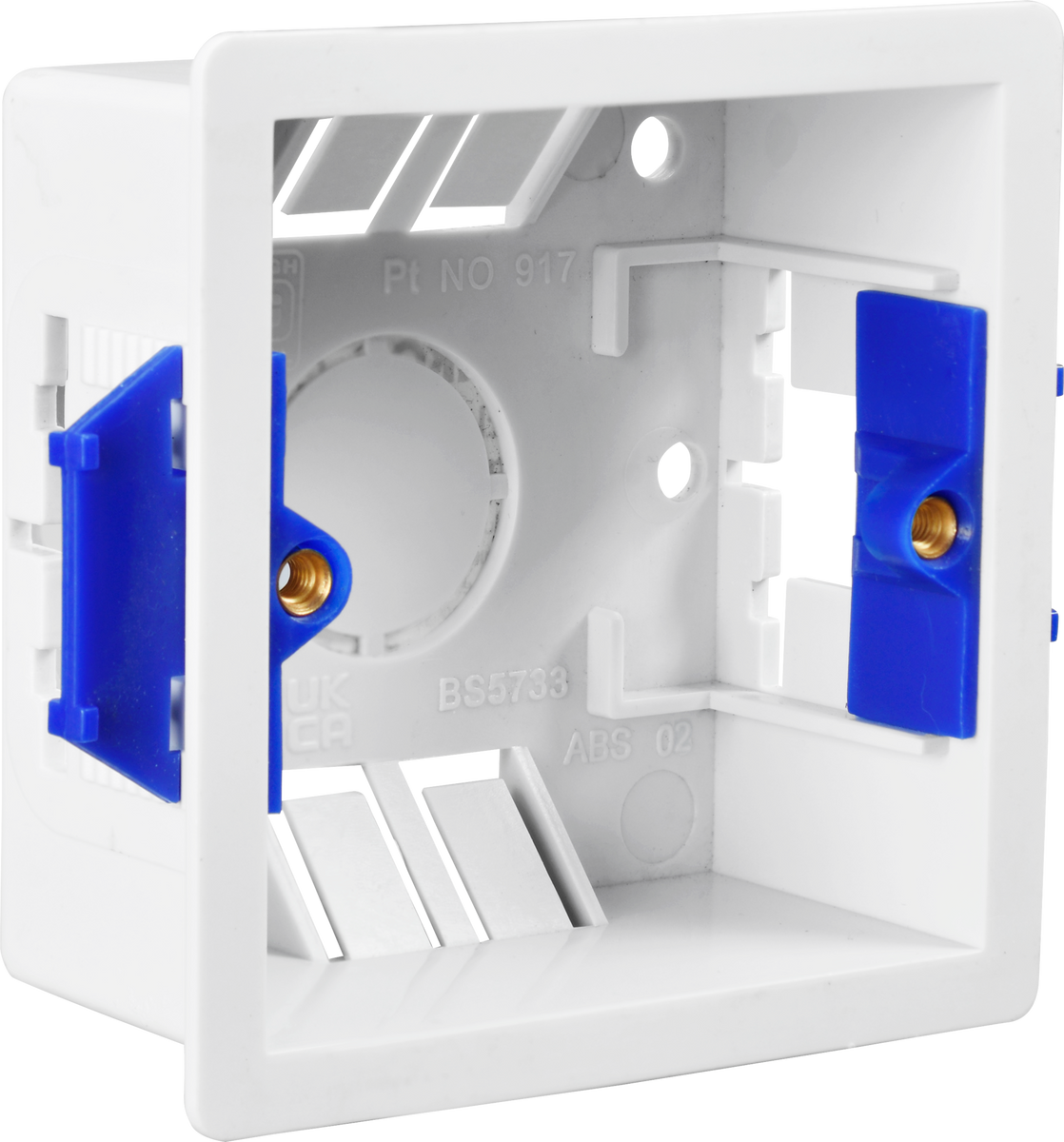 BG 1 Gang Dry Lining Back Box - 47mm Depth - White - 917 ...
