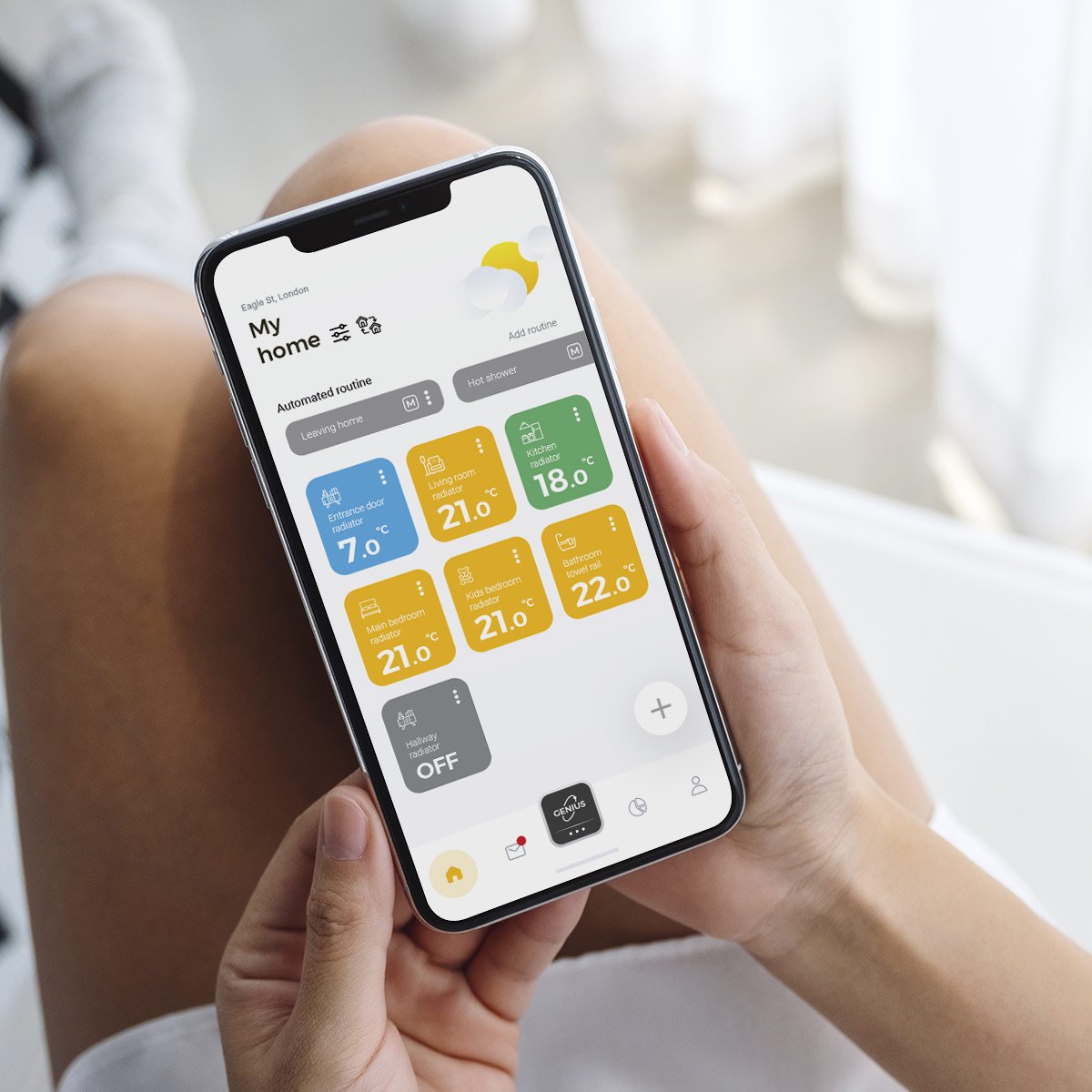 Rointe Belize 1800W Inverter Smart Adaptive Low-consumption Radiator w ...