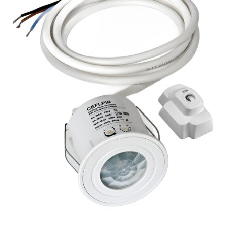 Danlers CEFLP PIR Ceiling flush-mounted PIR switch, plug and socket ve ...