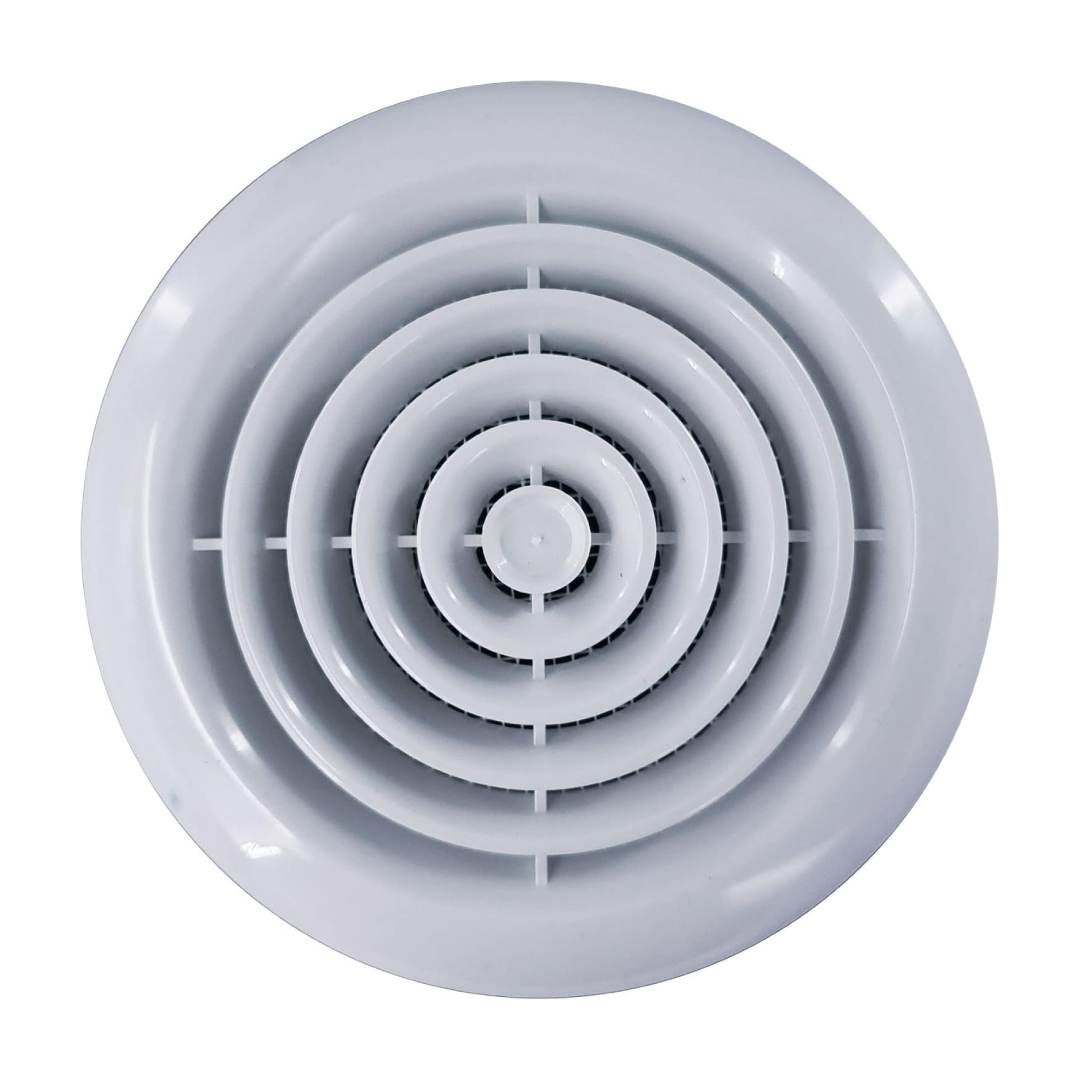 Devola 100mm Circular Diffuser Grille, White - DVRG100W ...