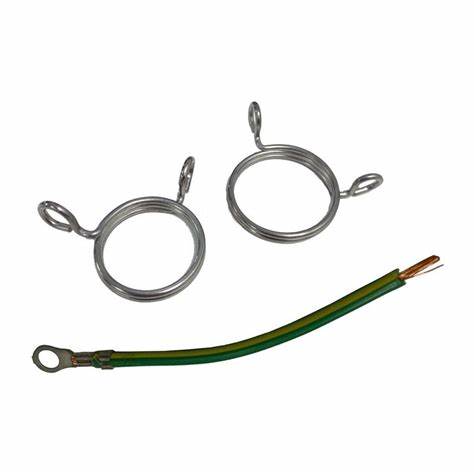 Wiska COMBI Earthing Springs c/w Earth Leads & Screws Steel - E-SPRING ...