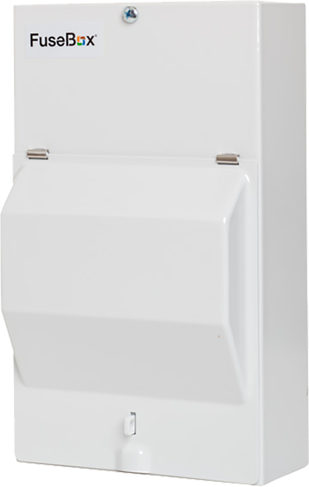 Fusebox 4 Module Enc. Empty (N Cable & Busbar) - F1004E ...