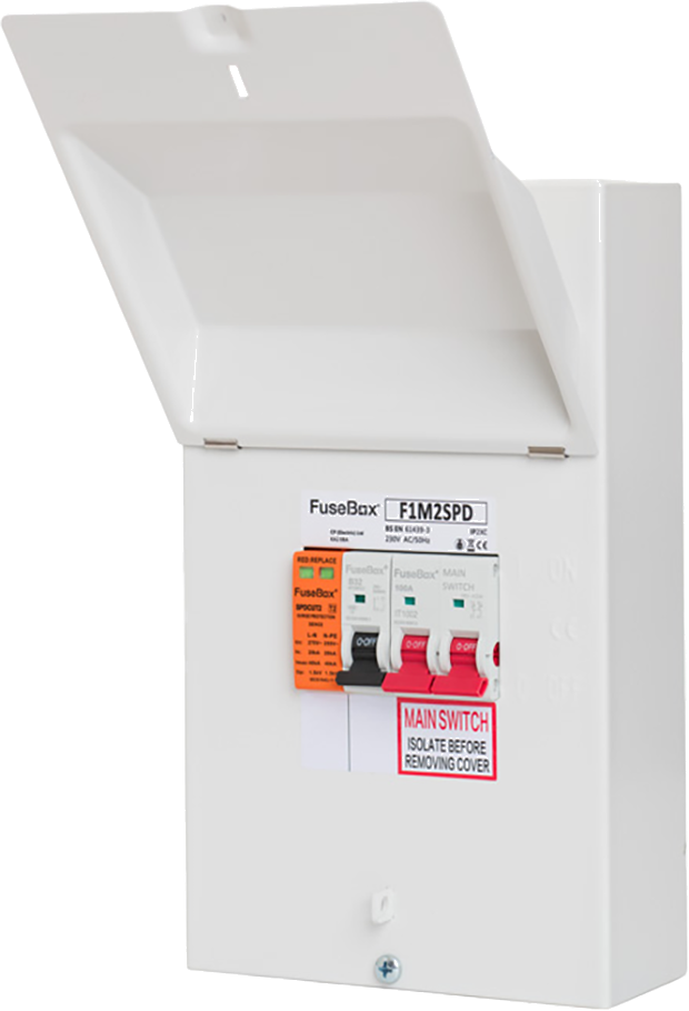 Fusebox 100A Main Switch/Mcb + Spd T2 Retro Fit - F1M2SPD ...