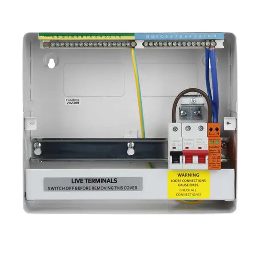 FuseBox 10 Way Dual RCD Consumer Unit with SPD - F2010DXA ...