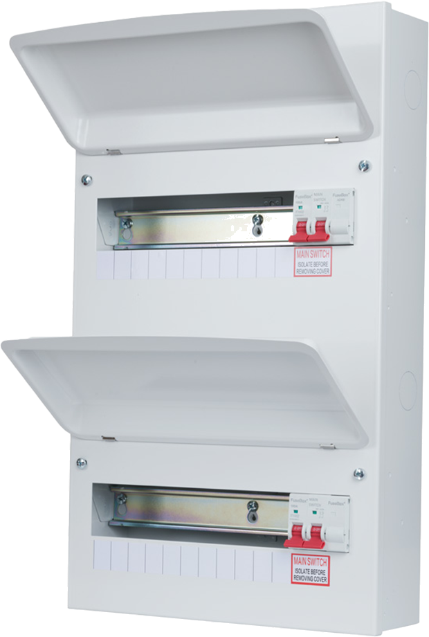 Fusebox Dual Tariff 20Way 10/10 2X Main Switch - F2020MDT ...
