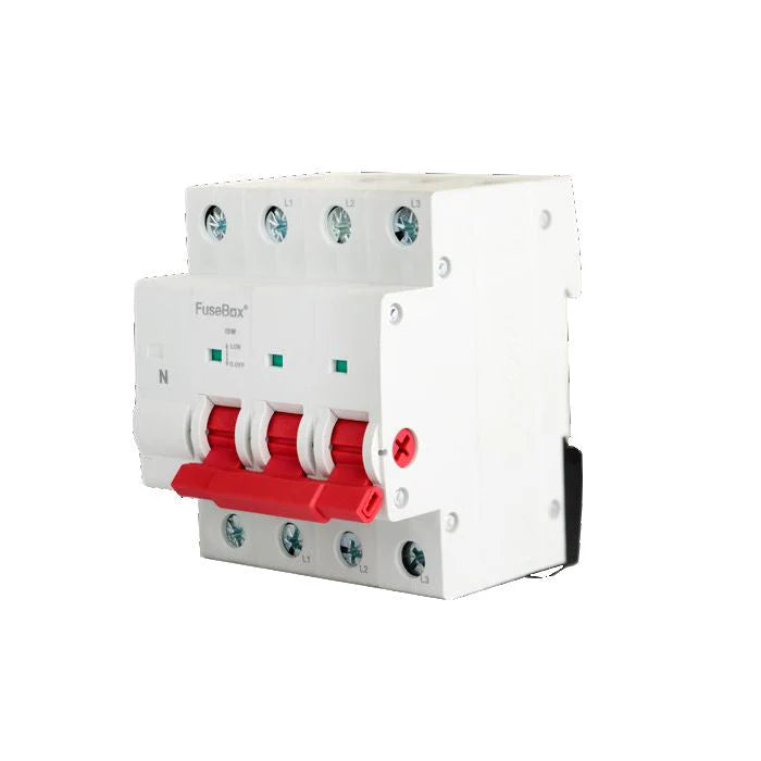FuseBox TPN 125A 3P Mains Switch & Unswitched Neutral - IT1253N ...