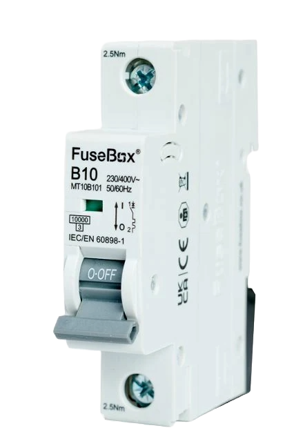 FuseBox TPN 10A B Curve 1P MCB, 10KA - MT10B101 – BigOnElectricals.co.uk
