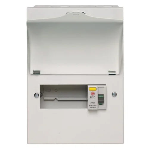 Wylex 5 Way 100A RCD Incomer Consumer Unit - Unpopulated - NMRS506LA ...