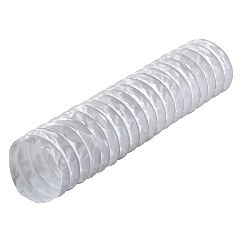 Blauflex White PVC Ducting 125mm dia x 3m - BLAUFLEX-PVC-127-3 ...
