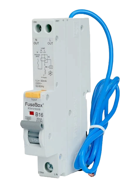FuseBox TPN 16A B Curve Type A RCBO, 30MA - RTA101630B ...