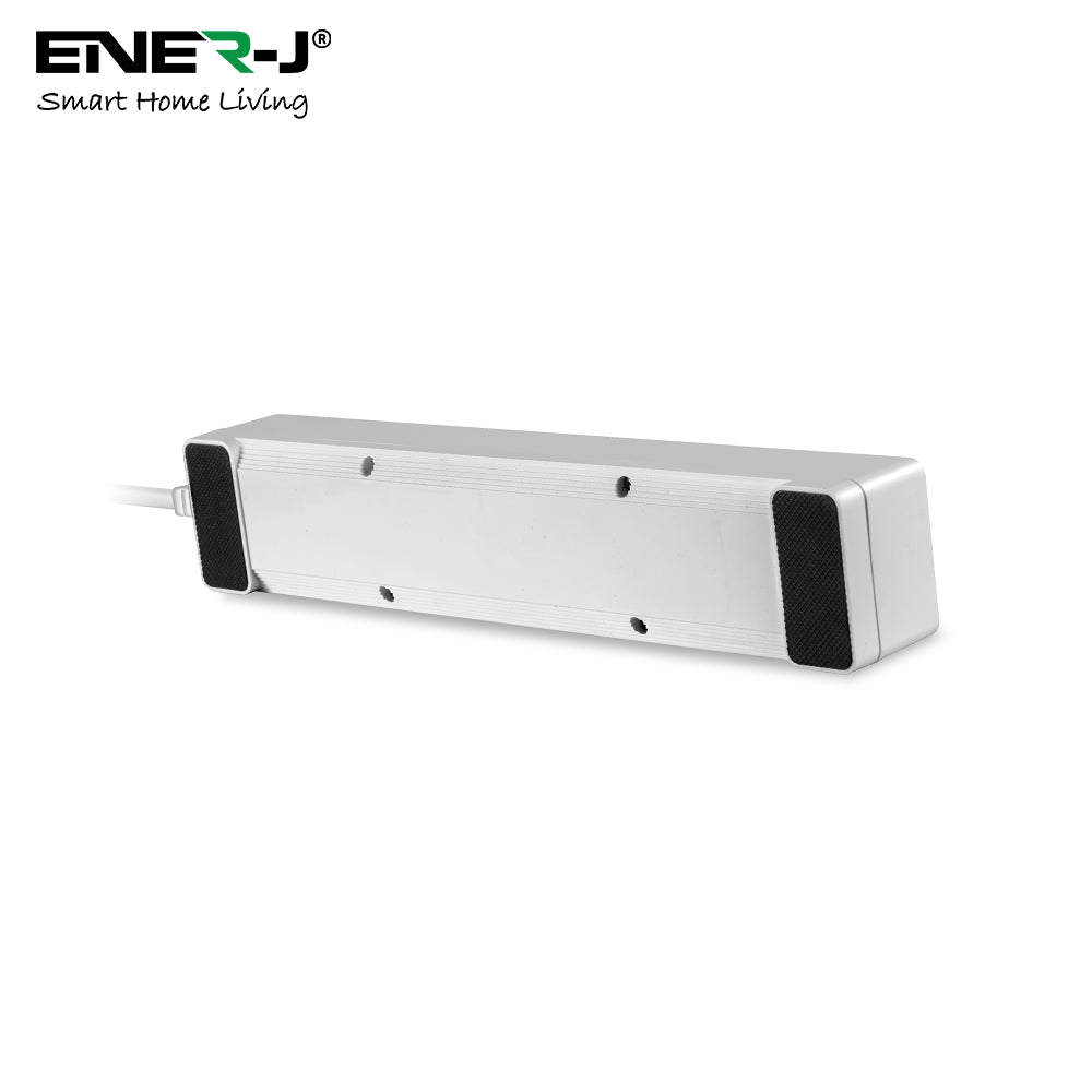 ENERJ Smart 3 Gang Extension Lead with USB, White - SHA5318 ...
