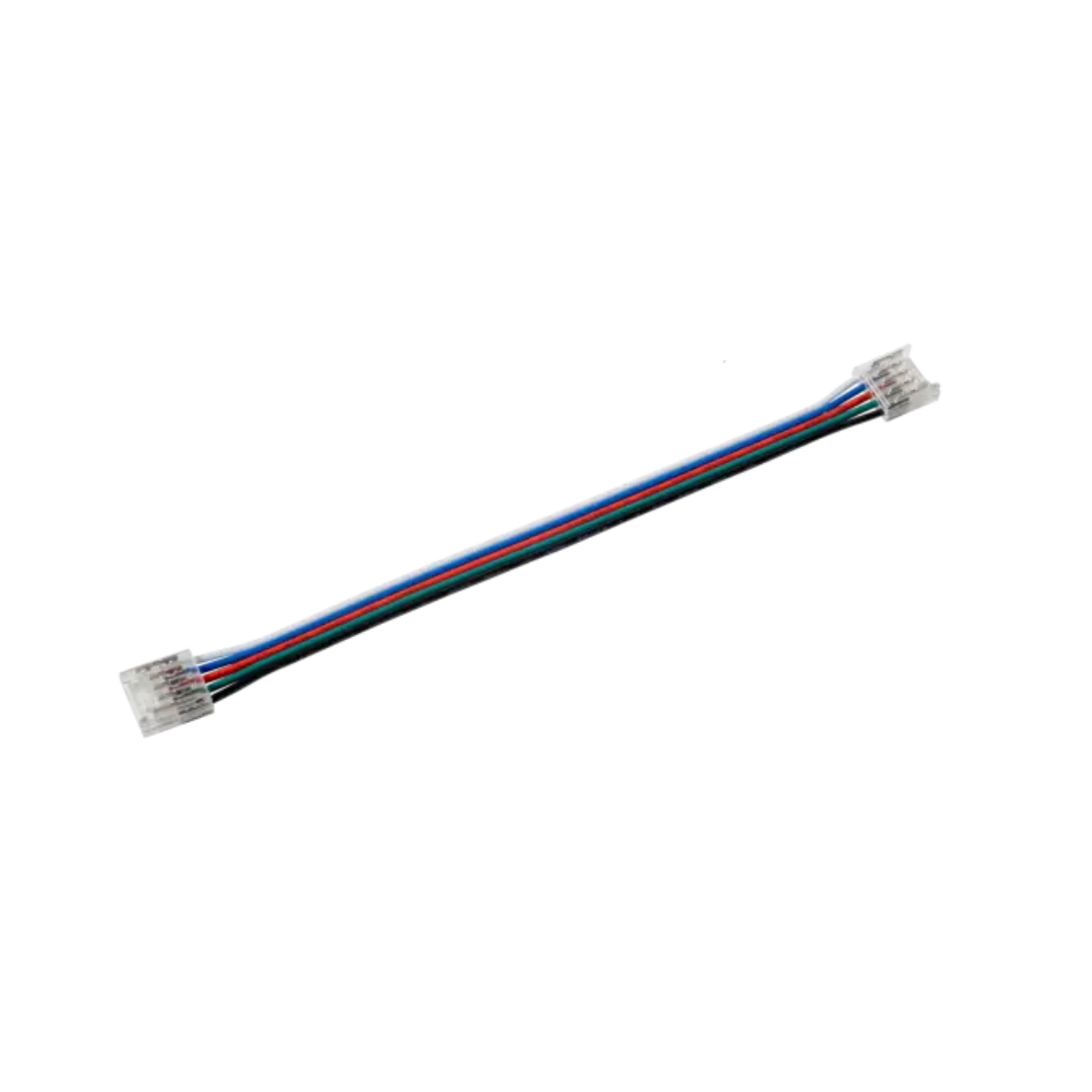 Robus Vegas 12/24V Easy Clip Connector RGBW with Wire, Pack of 10 - RV ...