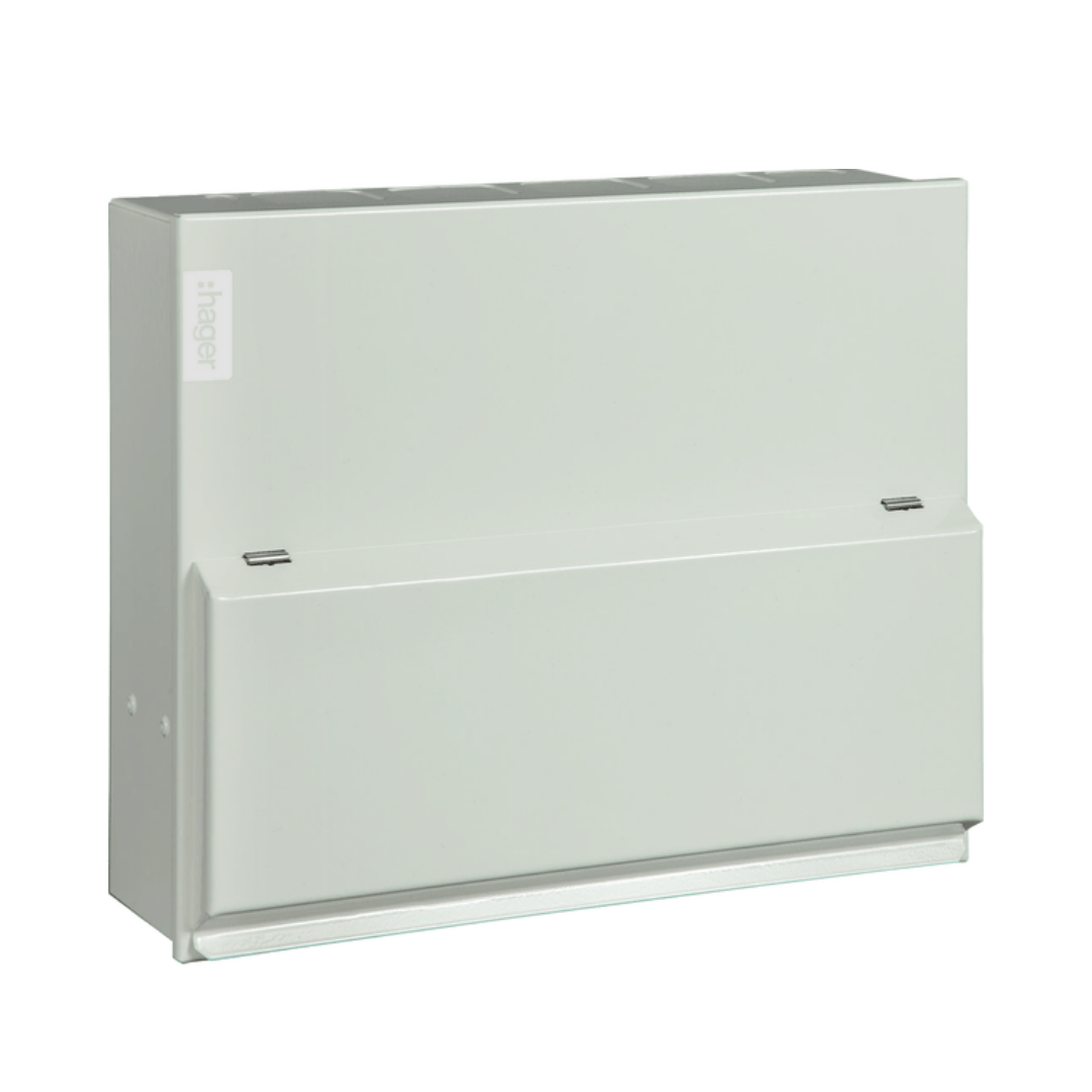 Hager 6 Way Consumer Unit 100A, Round Knockout - VML106RK ...
