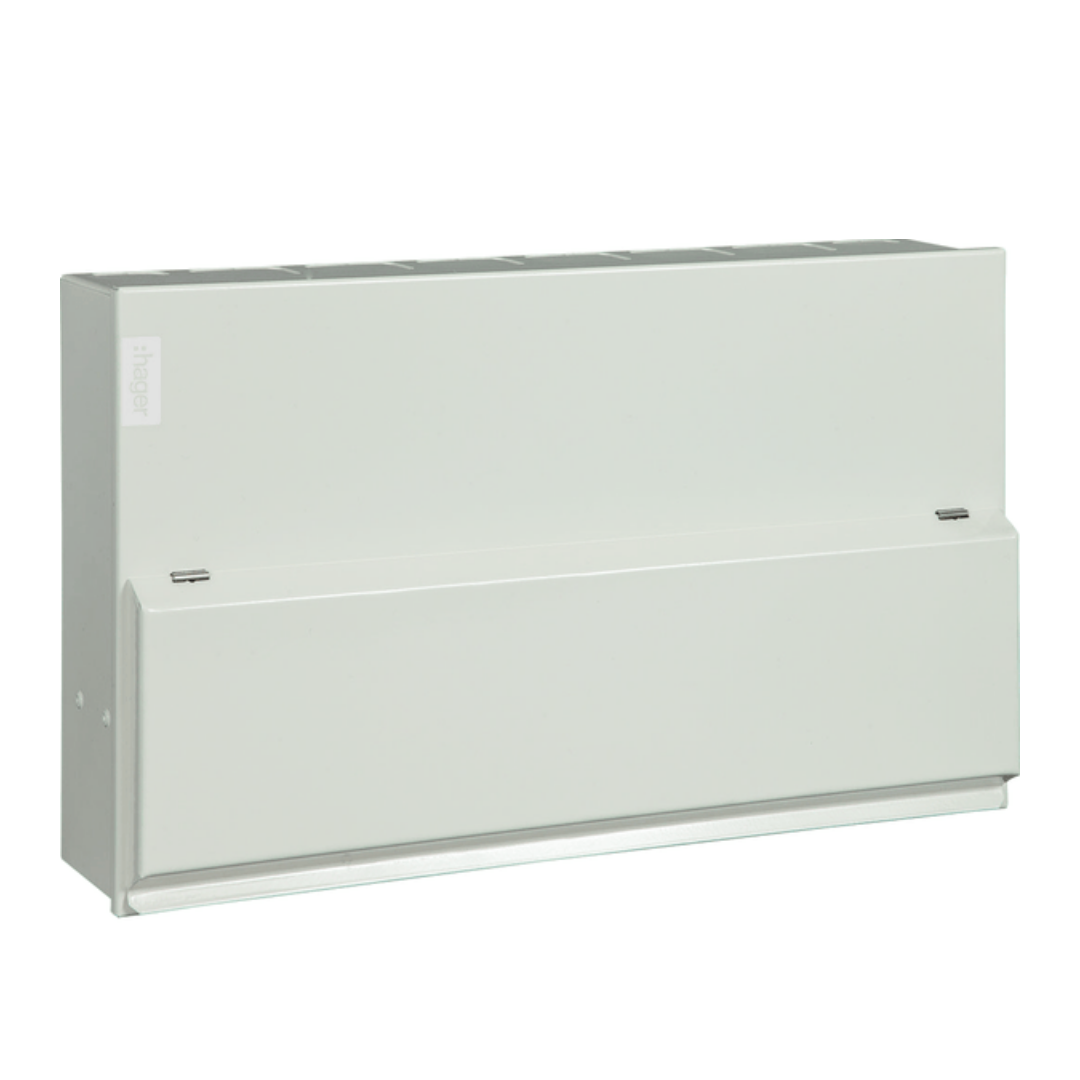 Hager 14 Way Consumer Unit 100A, Round Knockout - VML114RK ...
