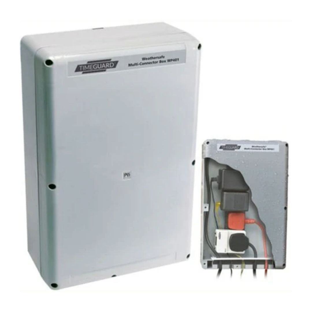 Timeguard Multi Box (IP65) With 4 Gang Socket Strip - WP401 ...