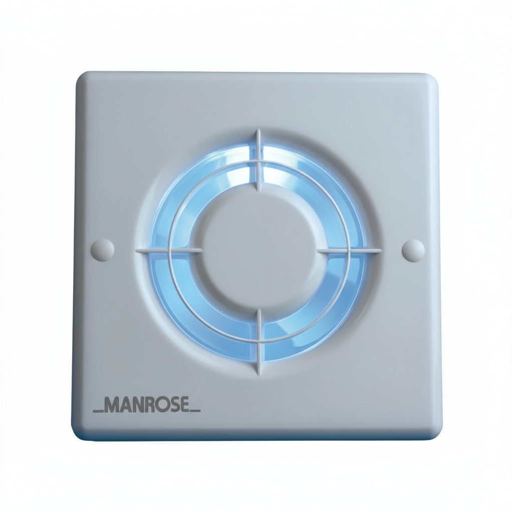 Manrose 100mm (4") 12V Automatic Low Voltage Extractor Fan With Humidi ...