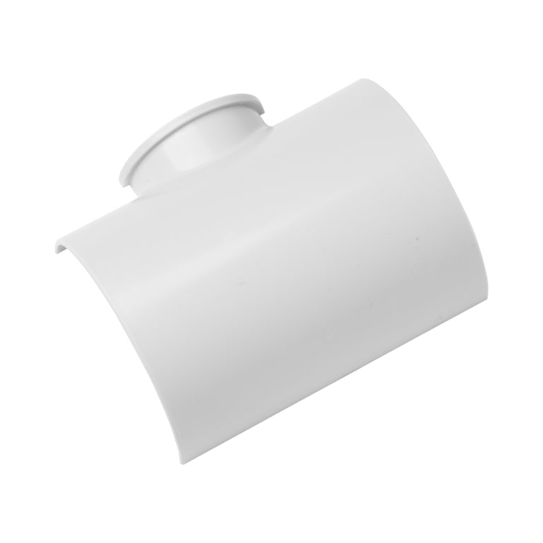 D-Line Maxi Clip-Over Surface Box Tee Adaptor for Trunking 50x25mm Whi ...
