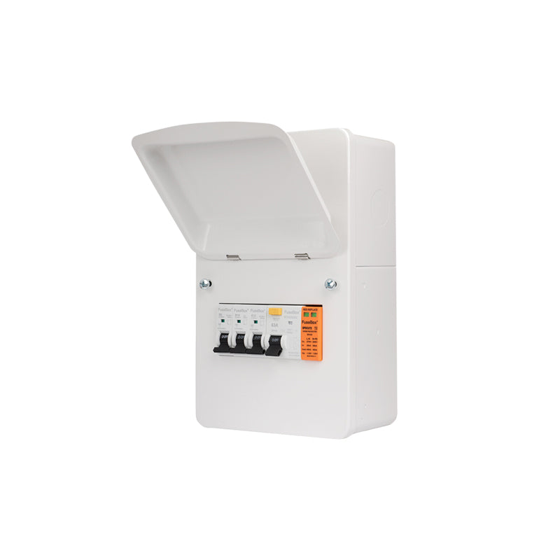 Fusebox 63A 30Ma Type A Rcd + B6 B16 Mcbs + T2 Spd - F200GRAX ...