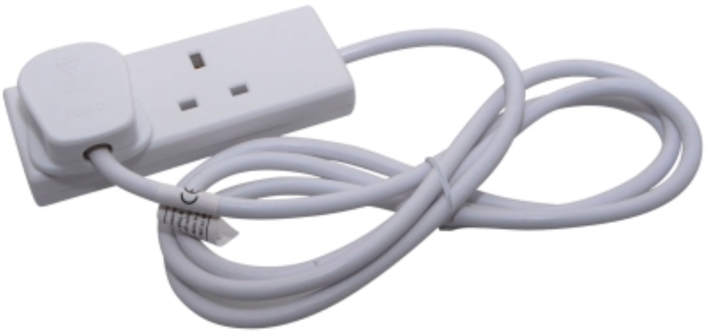 Deta 2 Gang 13A Extension Lead 2m - B2W2MP – BigOnElectricals.co.uk