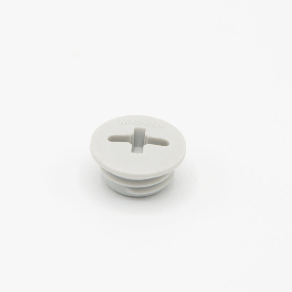 Wiska SPRINT EVSG M12 Plastic Metric Threaded Stop End Light Grey - 10 ...