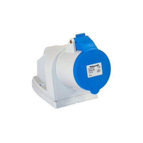 Lewden 32A 2P+E 230V Wall Mounted Socket IP44 - 508226 ...