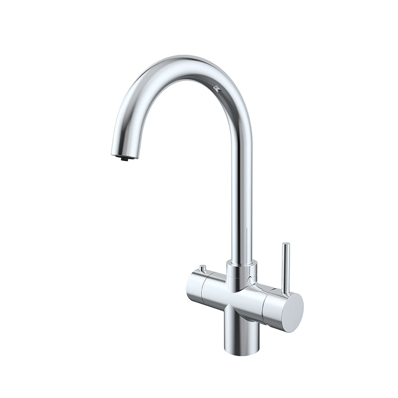 Hyco Sigma 98° 3 in 1 Swan Neck Boiling Water Tap Polished Chrome - SI ...