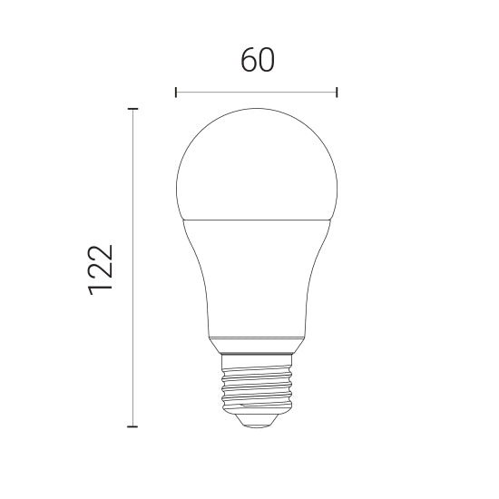 4lite 8W WiZ Connected A60 E27 Smart Bulb Wi-Fi - 4L1-8005 ...