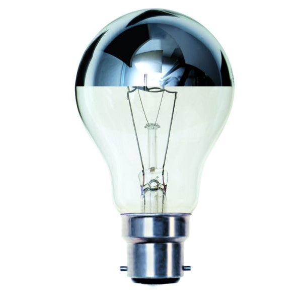 Bell 60w Halogen BC/B22 Crown Silver GLS Bulb Very Warm White - BL0301 ...