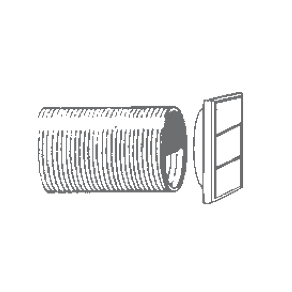 Manrose 125mm/5" Wall Vent Kit For XF100 Fans - 1271 – BigOnElectricals ...
