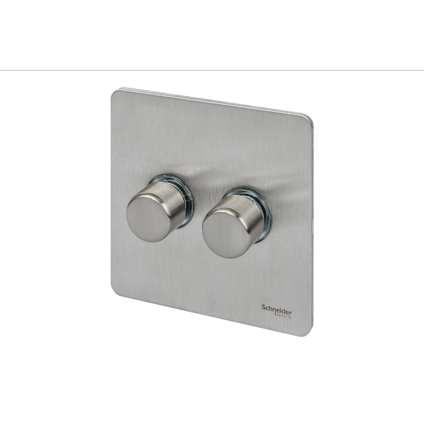 Schneider USFP 2G 2W 250W/VA Dimmer - Stainless Steel - GU6422CSS ...