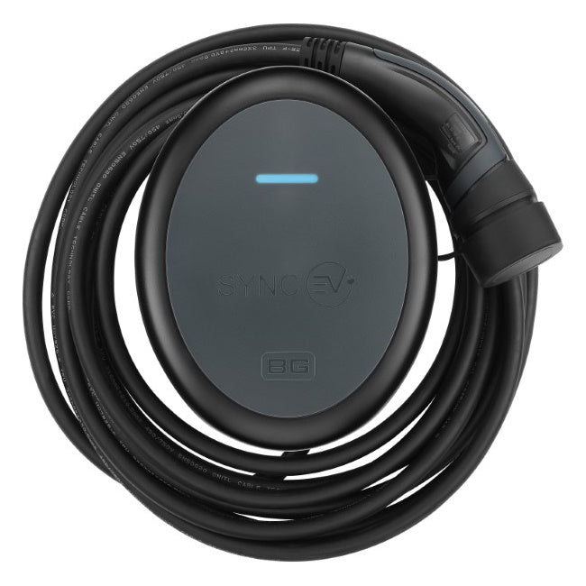 SyncEV Domestic EV Car Charger 7.4kw Tethered 7.5m Type 2 - WiFi - EVT ...
