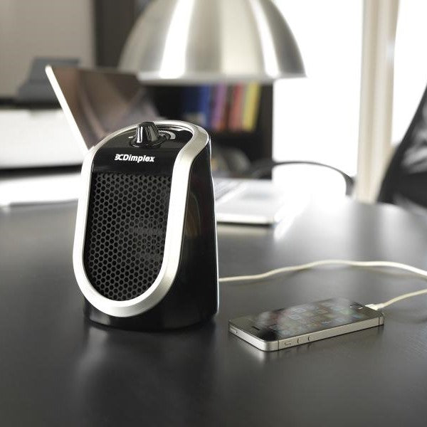 Dimplex Desk Friend Ceramix Fan Heater with USB Port - DDF250B ...