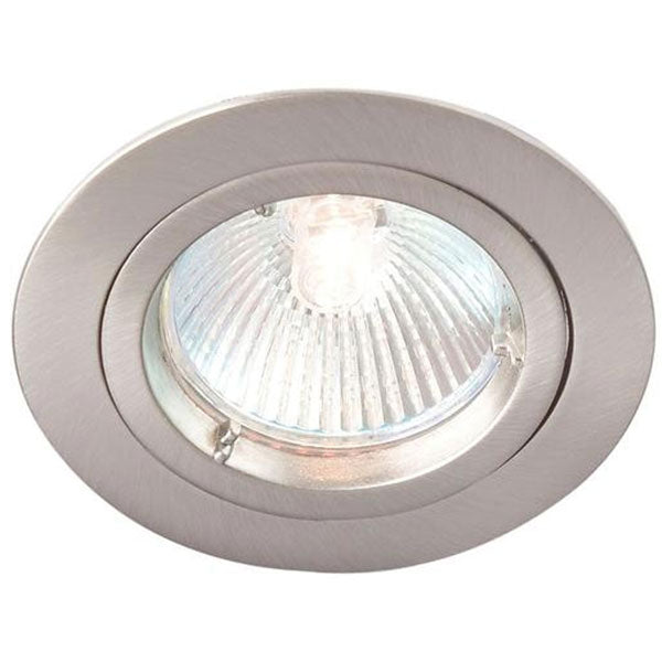 Robus 50W Die Cast Circular Straight Downlight Brushed Chrome - RD101S ...