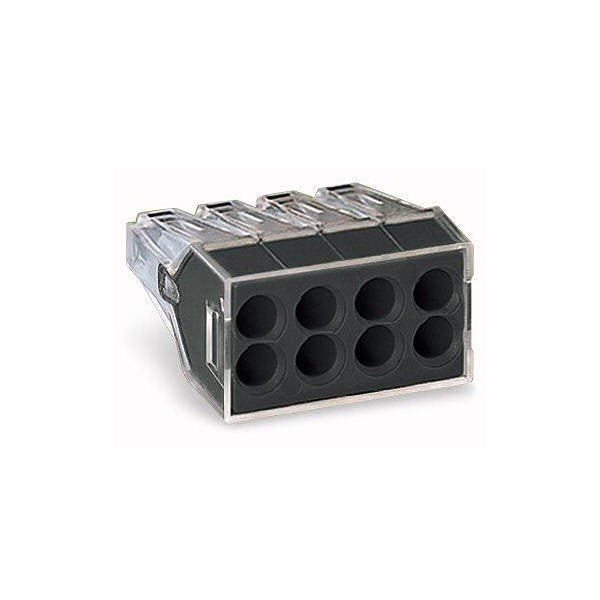 Wago Push Wire Connector 8-Conductor Terminal Block Housing - 773-108 ...