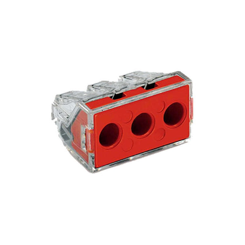 Wago Push Wire Connector 3-Conductor Terminal Block Housing - 773-173 ...