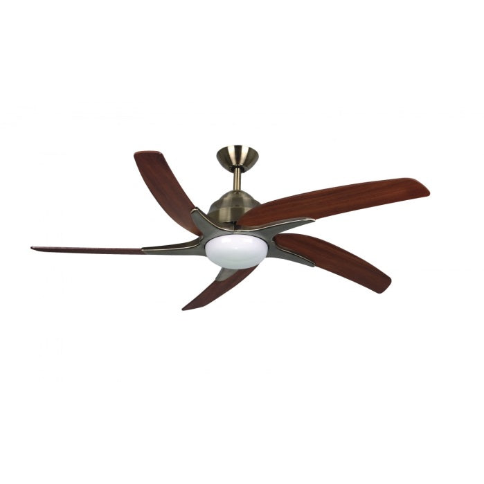 Fantasia Elite Viper Plus 54inch. Ceiling Fan with Dark Oak Blade & LE ...