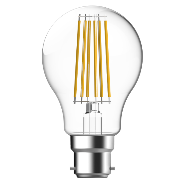 Megaman 9.5W LED Classic Filament BC/B22 GLS Very Warm White Dimmable ...