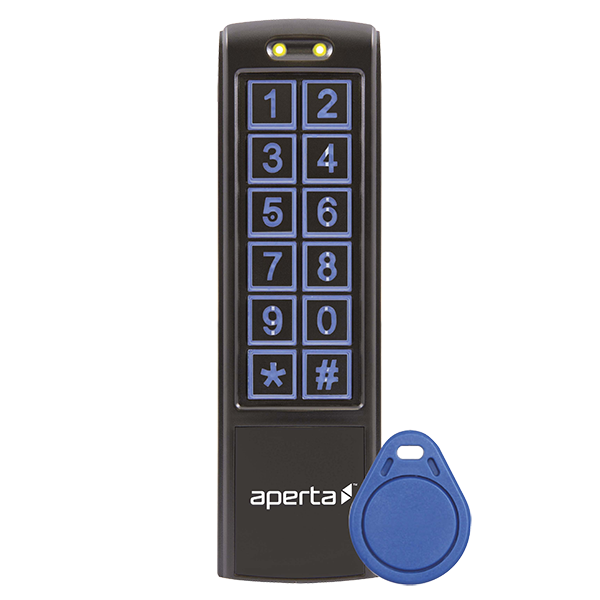 ESP Aperta Black Proximity/Code Entry Keypad C/W 10 Tags - EZTAG3B ...