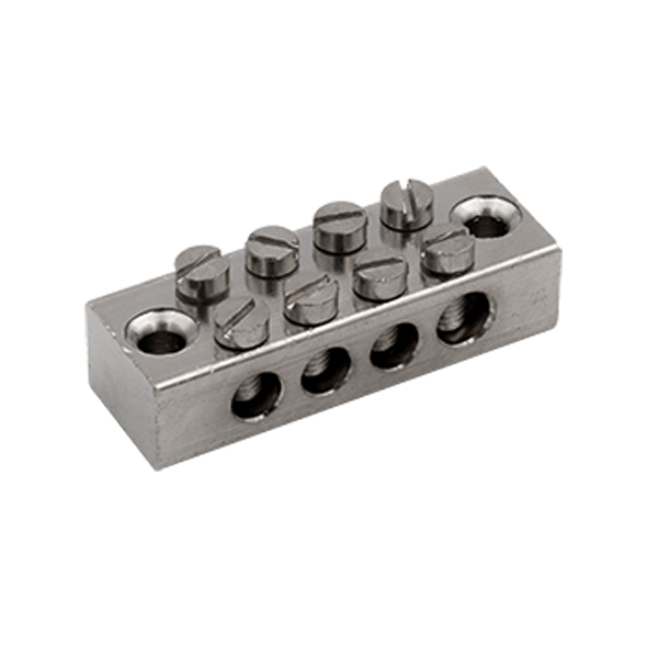 UniCrimp 4 Way Brass Earth Bar 1 (Pack of 10) - QBTB4 ...