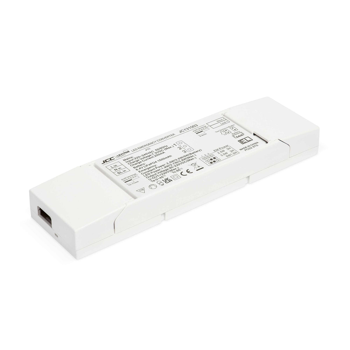JCC Skydisc Adjustable Wall/Ceiling Light Emergency pack for Non-dimma ...