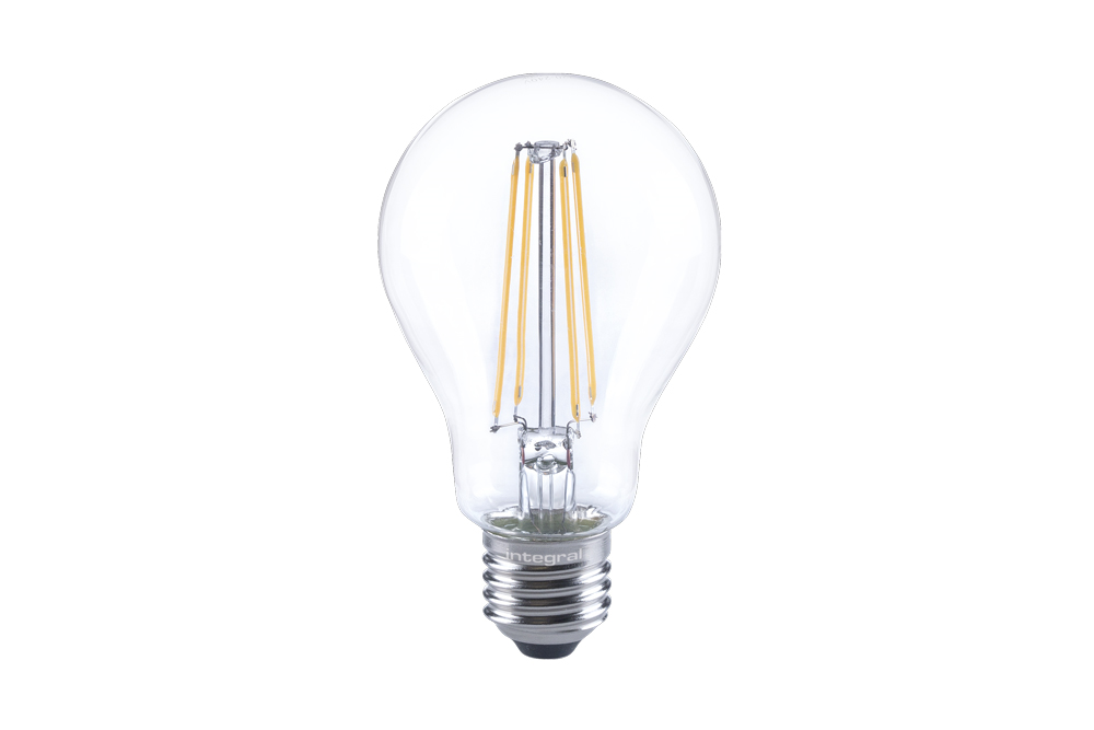 Integral 7W LED ES/E27 GLS Classic Warm White 300 Dimmable Clear - ILG ...