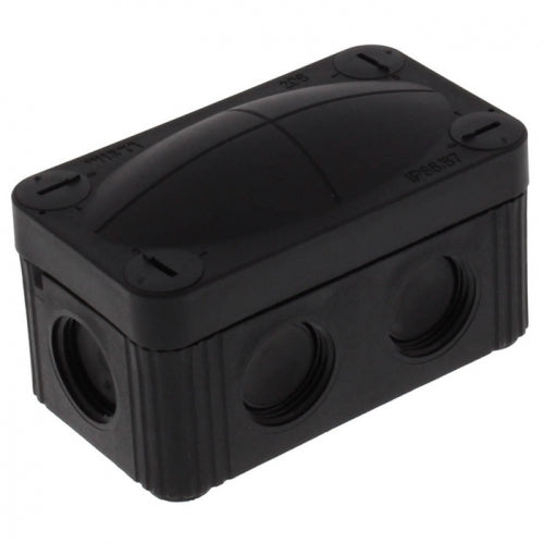 Wiska COMBI 206/empty Junction box Black - 10109571 – BigOnElectricals ...